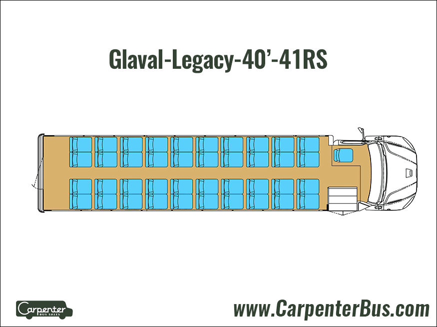 Larger: Freightliner Glaval Legacy (102" Body) (#25082) - Carpenter Bus
