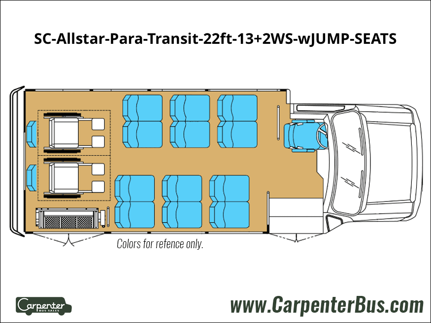 Smaller: Ford E350 Starcraft Allstar (#25106) - Carpenter Bus
